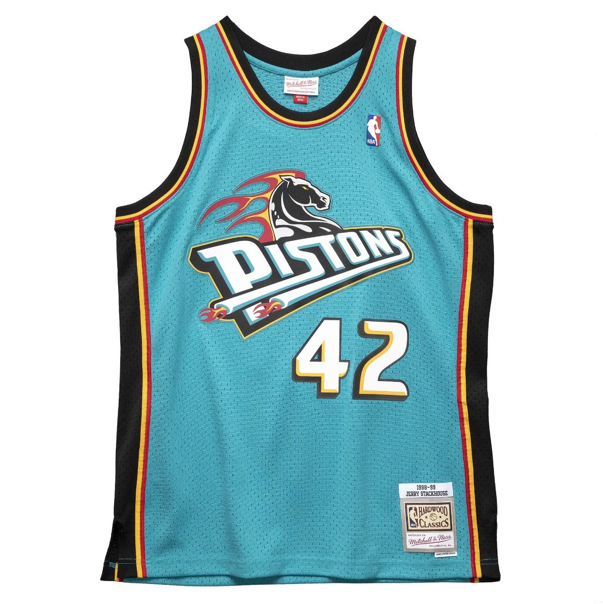 NBA Swingman Jersey Pistons 1998 Jerry Stackhouse | Mitchell & Ness México